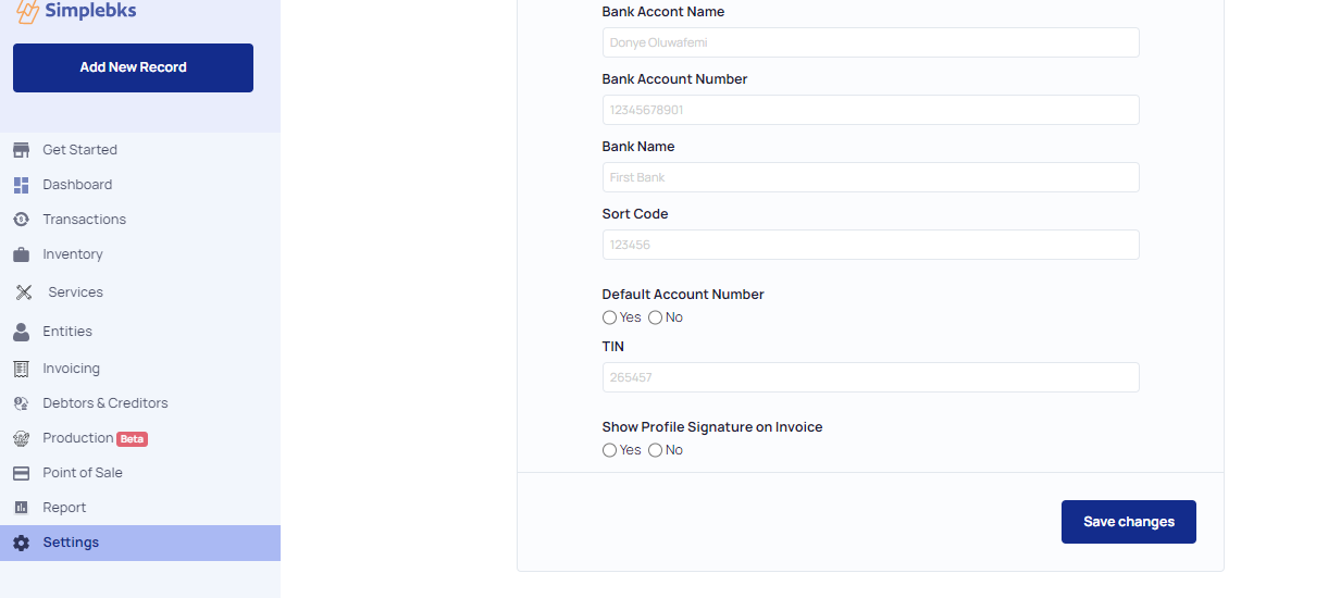 How to update your logo and business details for Invoice